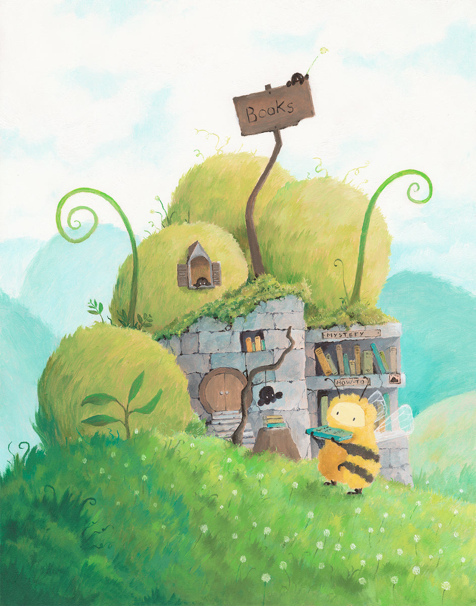 Spider Library - Original Painting (2024)– Lower Woodland Studio